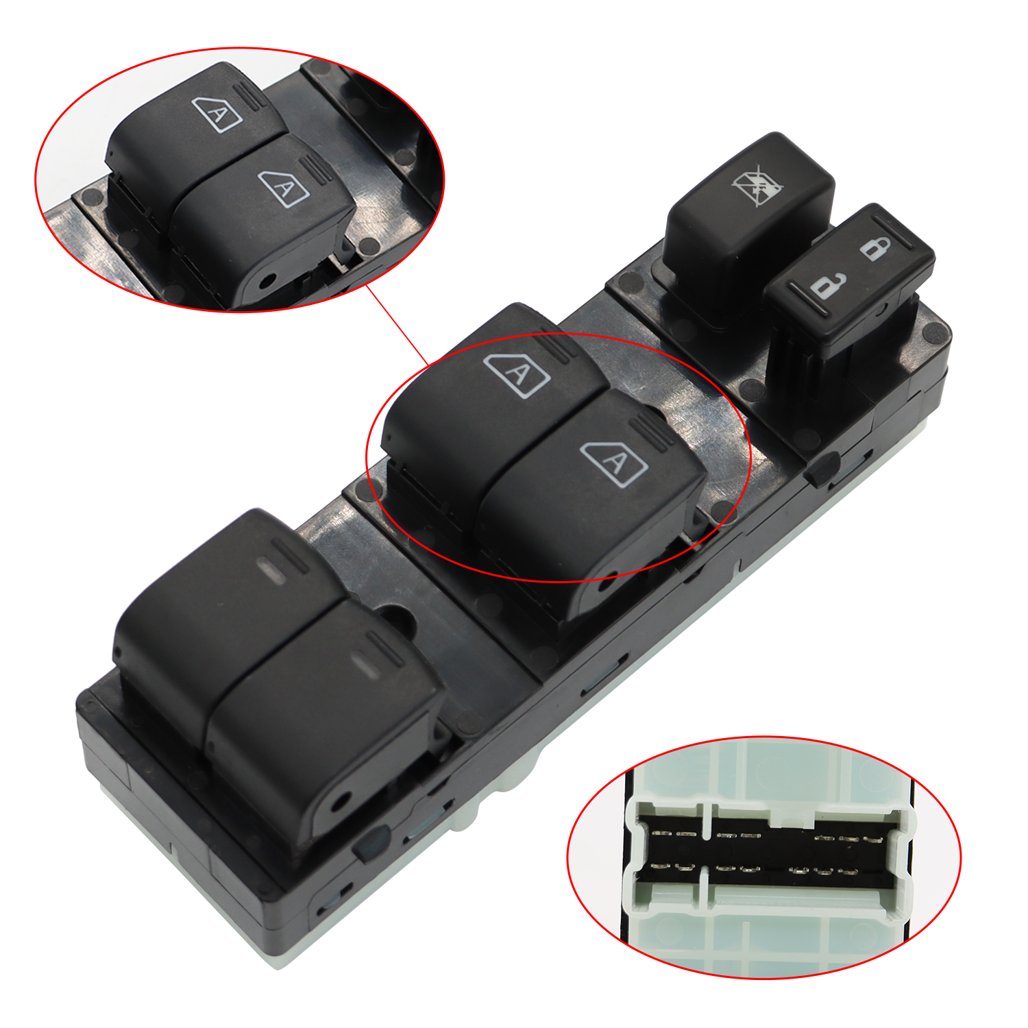 Chevrolet Colorado Master Power Window Switch 2004-2012 (2 Door) (2004 ...