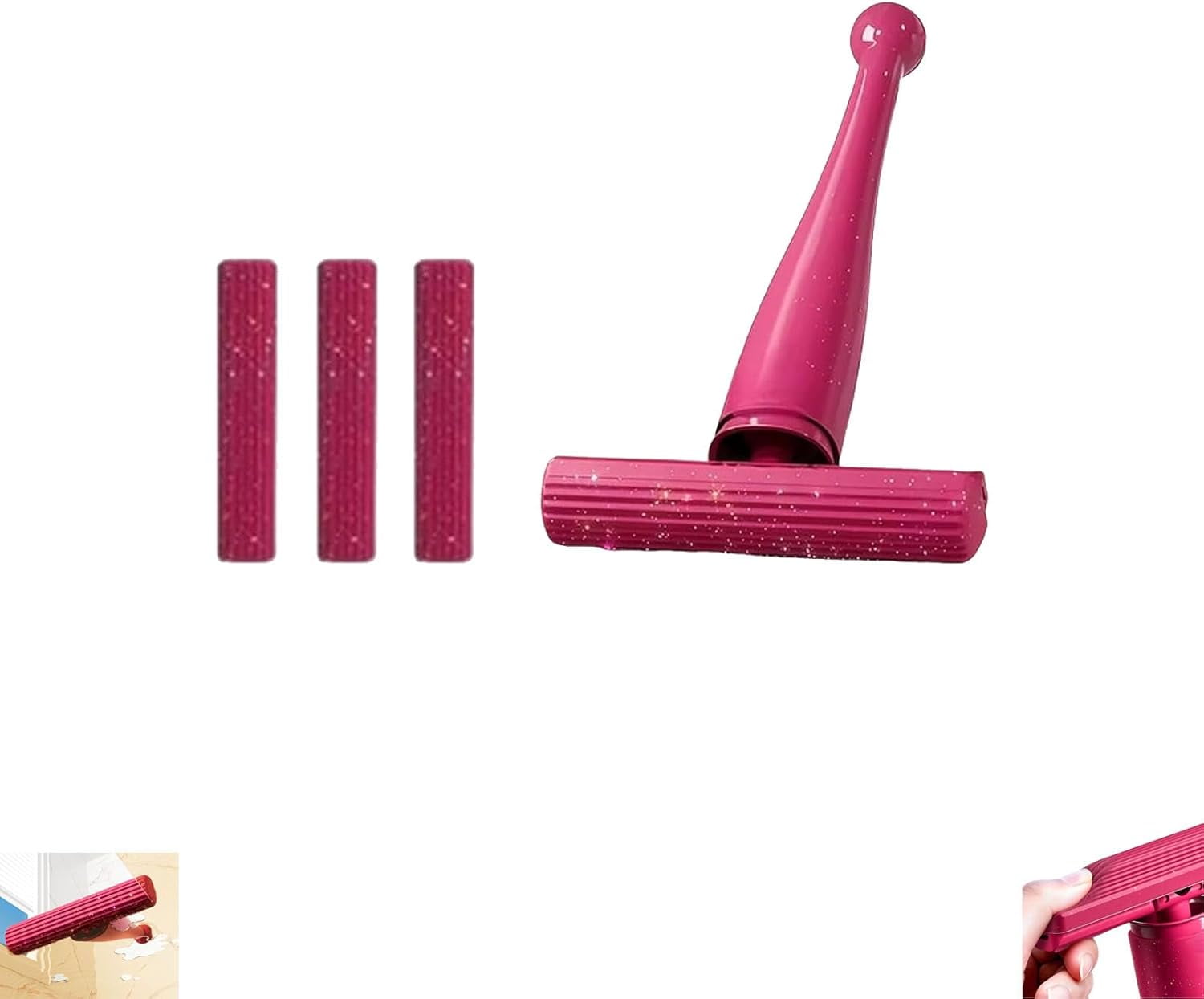 Norbbshop/Multipleon Portable Pull-to-Wring Sponge Mop, 2025 New Mini ...