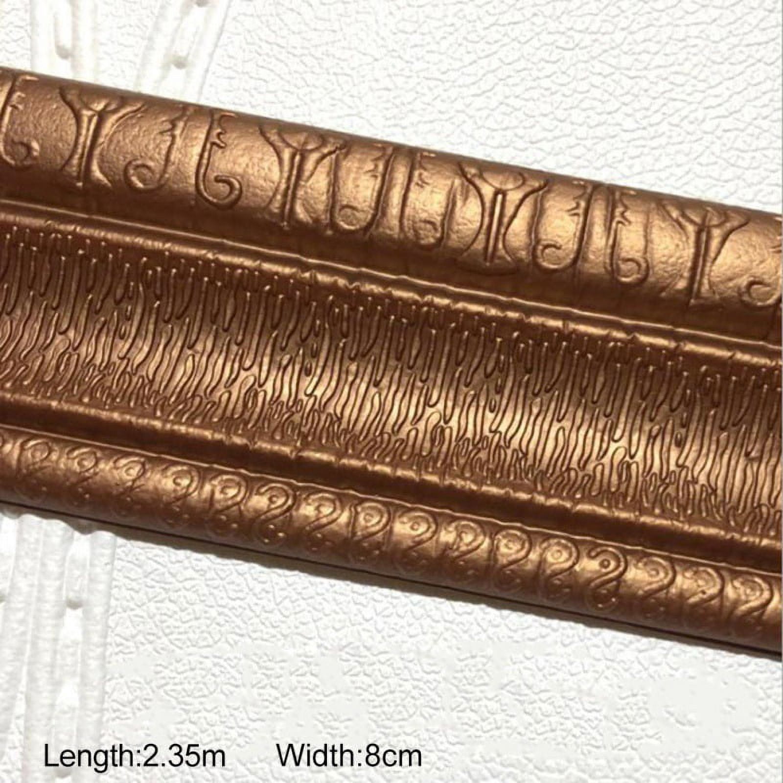 Norbi 3D Waterproof Wall Edge Sticker Self Adhesive Wall Trim Line ...