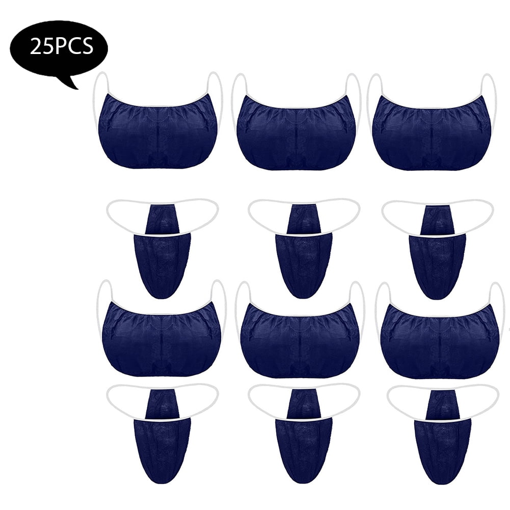 Norbi 50PCS Womens Disposable Bras and Disposable Thong Panties for Spa ...