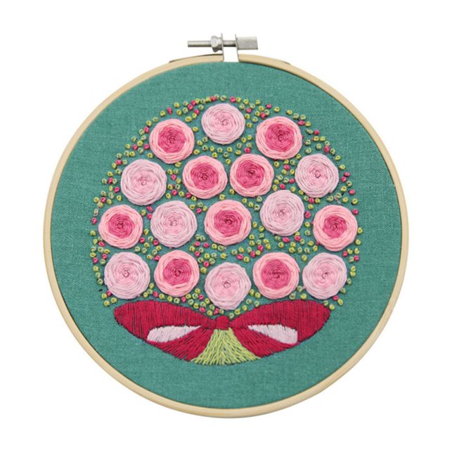 Norbi Embroidery Kits with Plants Patterns Beginner Cross Stitch Kits ...