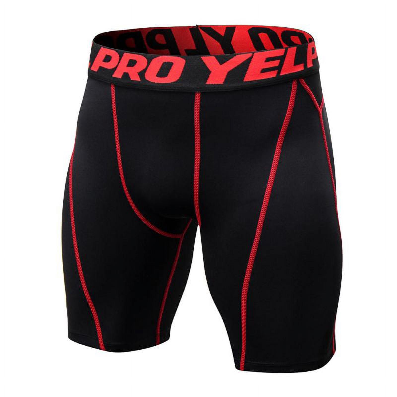 Norbi Mens Compression Shorts Summer Letter Print Shorts Bodybuilding ...