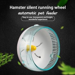 18cm Round Quiet Roller Hamster Running Exercise Sports Wheel Platform ...