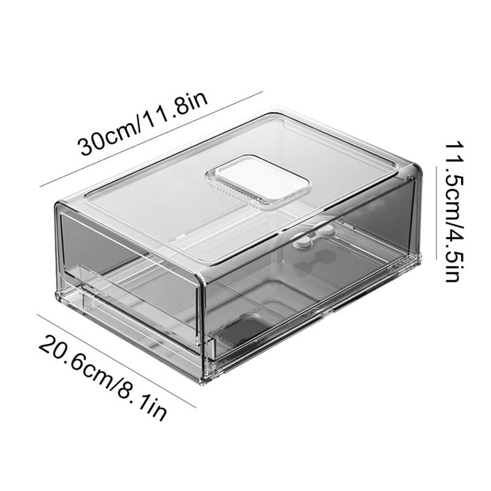 Norbi Stackable Plastic Food Storage Bins With Drainage Hole ...