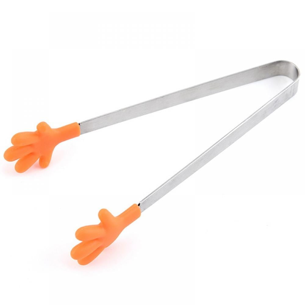 Norbi Stainless Steel Food Tongs Innovative Silicone Small Tongs Mini ...