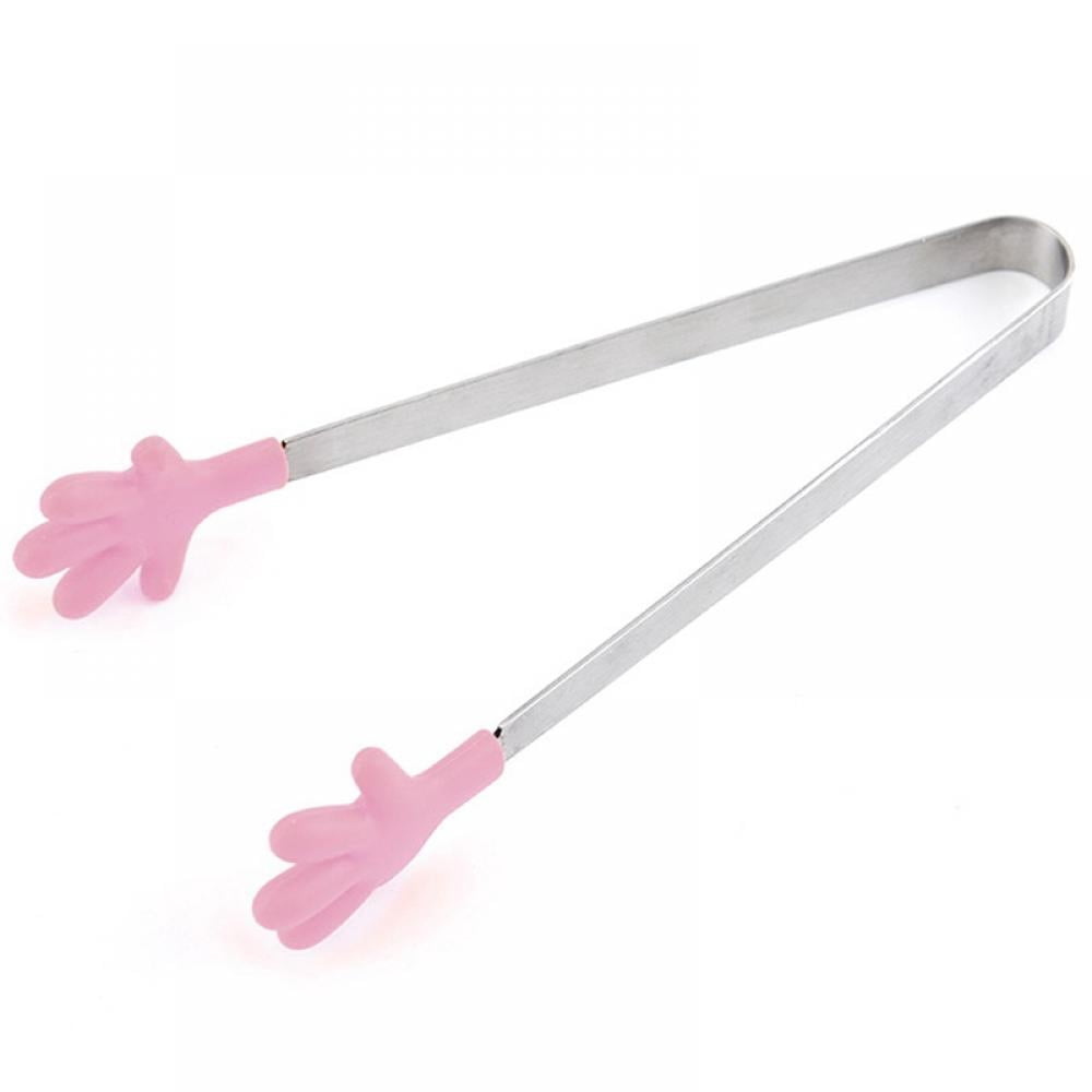 Norbi Stainless Steel Food Tongs Innovative Silicone Small Tongs Mini ...