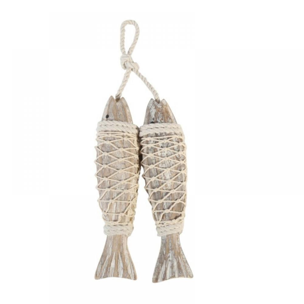 Norbi Wooden Fish Wall Art, Large Wood Fish, Hand Carved Fish Hanging ...