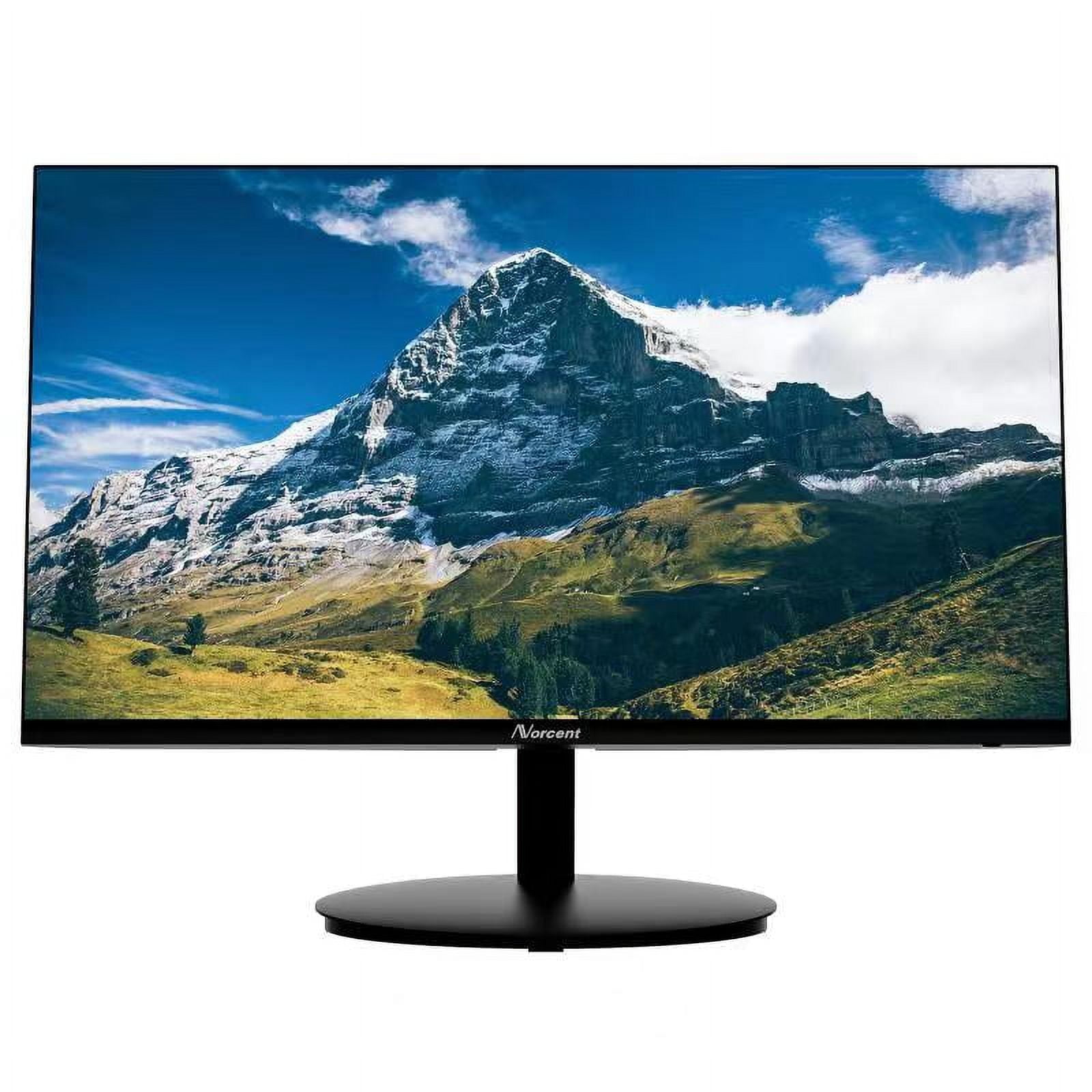 Norcent 22 Inch Monitor, HDMI VGA, 1080P 75Hz Full HD VA LED, Flicker ...