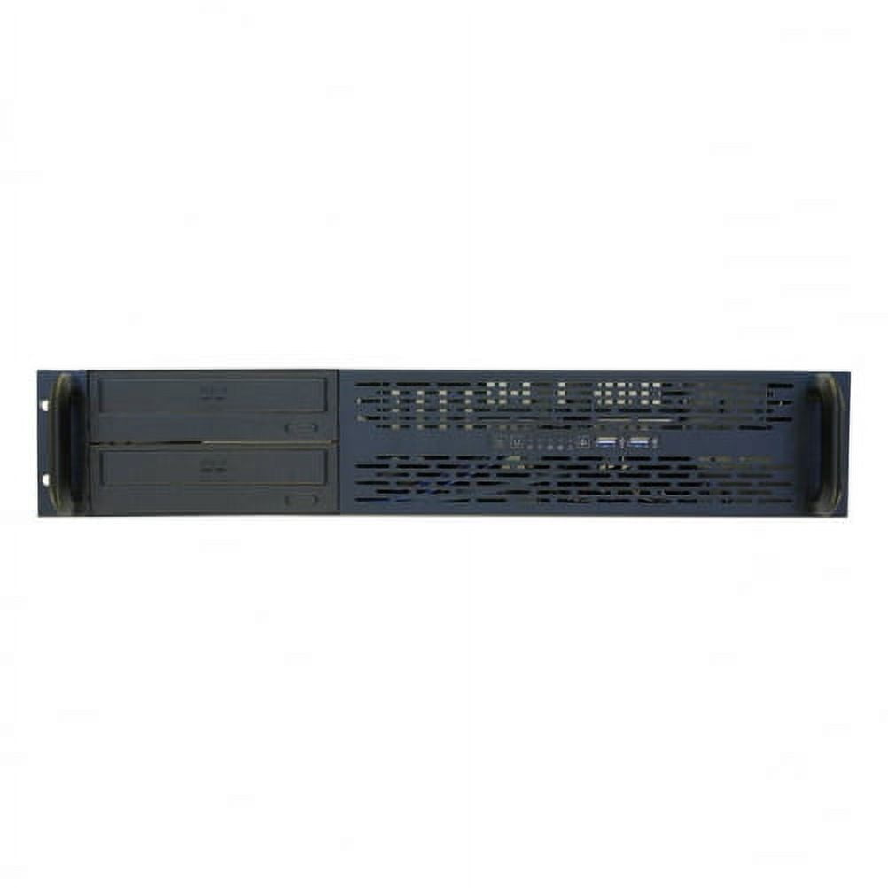 Norco 113750 Case Rpc-231 2u Rackmount Black 2/0/[2] Bays 0xhdd Tray ...
