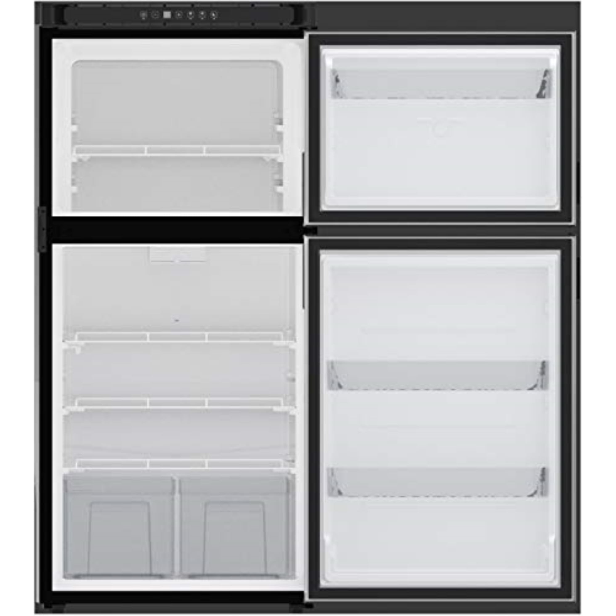 Norcold | 12 Volt RV Refrigerator | N8DCSSR | 8 Cubic Foot | Stainless ...