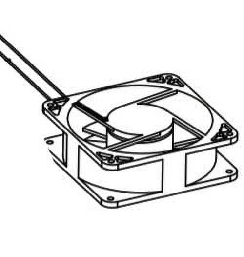 Norcold 637154 Refrigerator Cooling Fan Assembly Black - Walmart.com