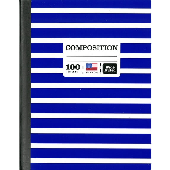 Norcom 100-Sheet Neon Comp Book, Wide Rule - Walmart.com