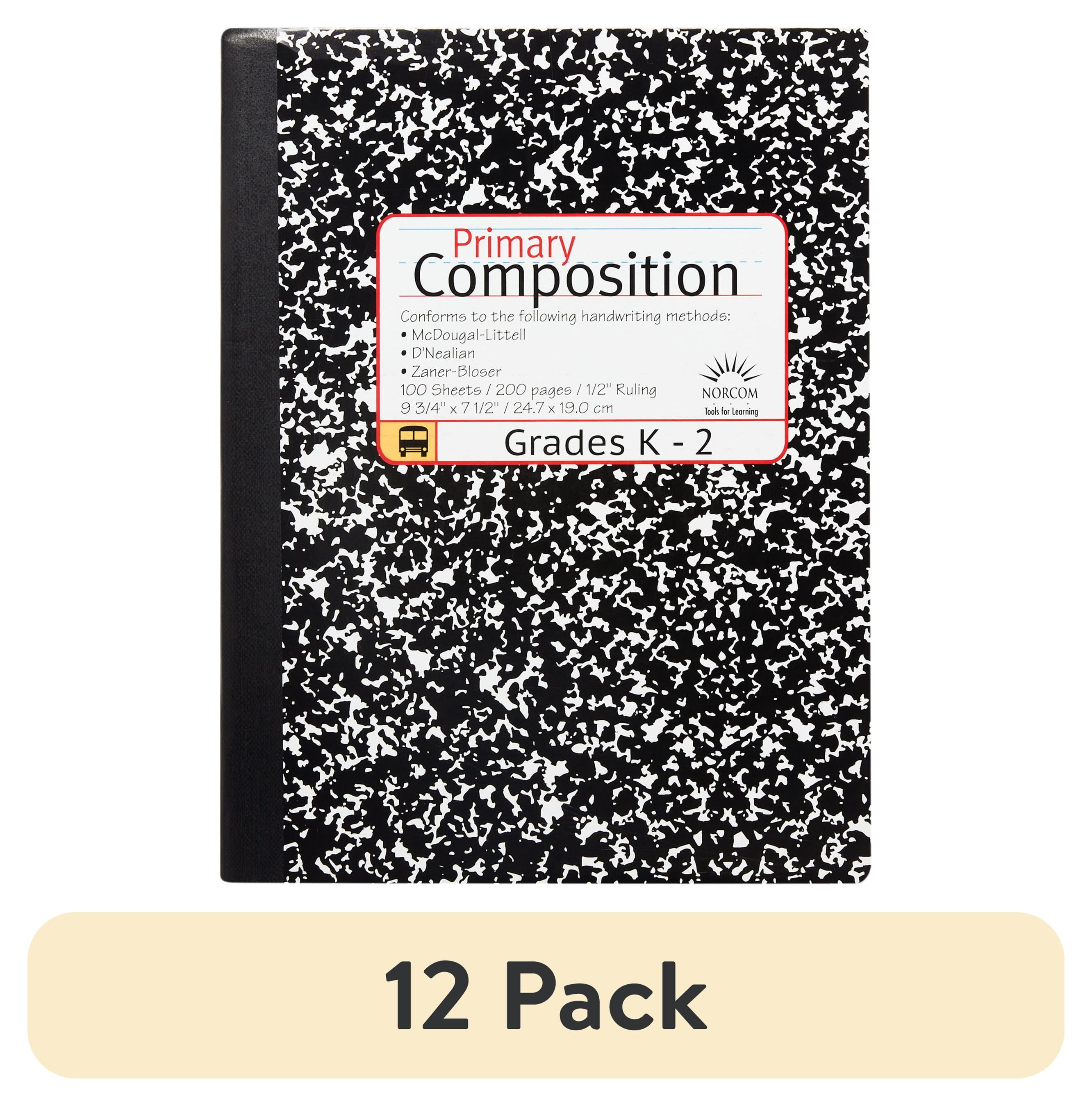 (12 pack) Office Depot Primary Marble Composition Book, 7 1/2in x 9 3 ...