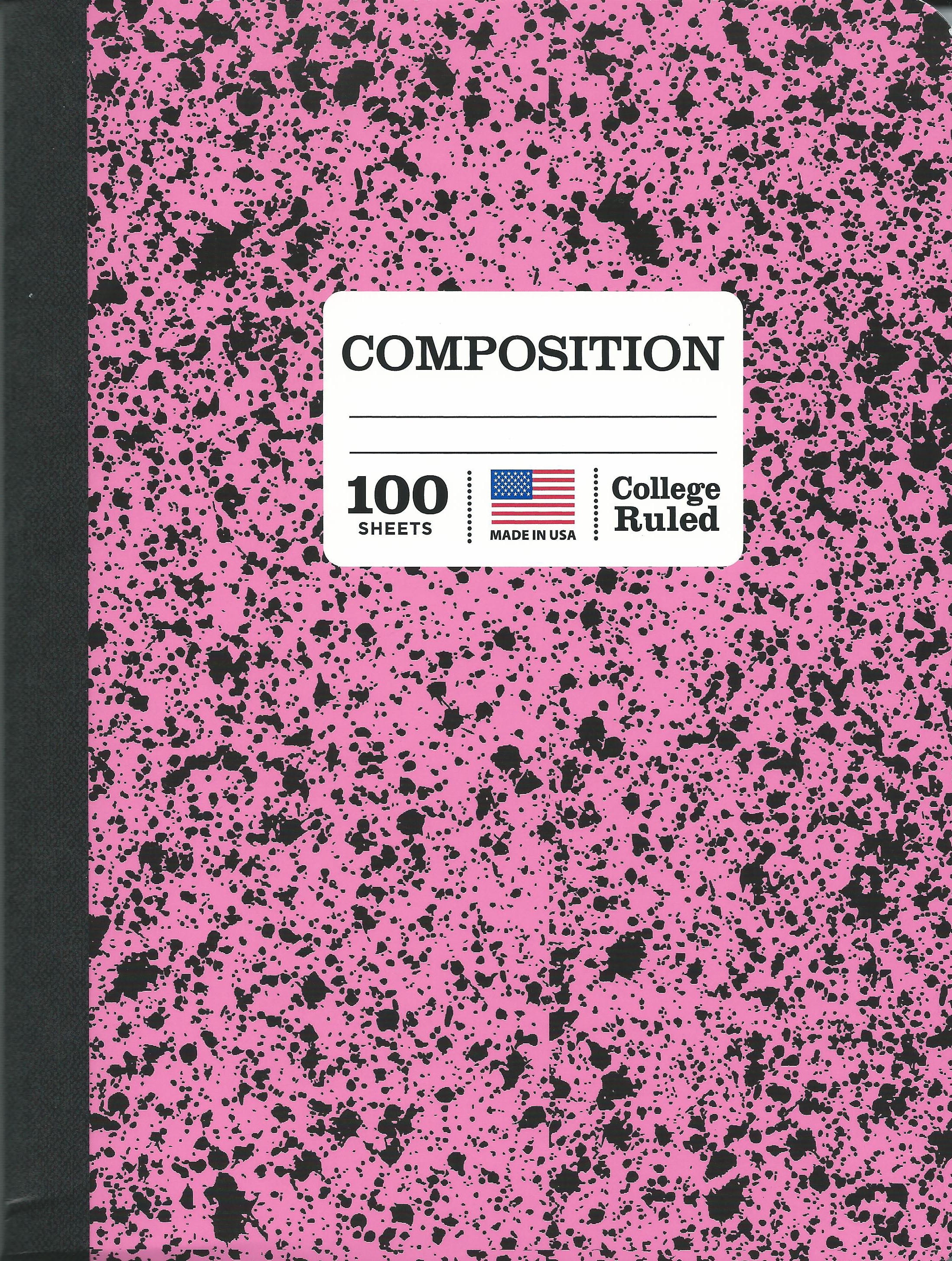 Norcom 100ct Marble Composition Book, College Ruled - Walmart.com