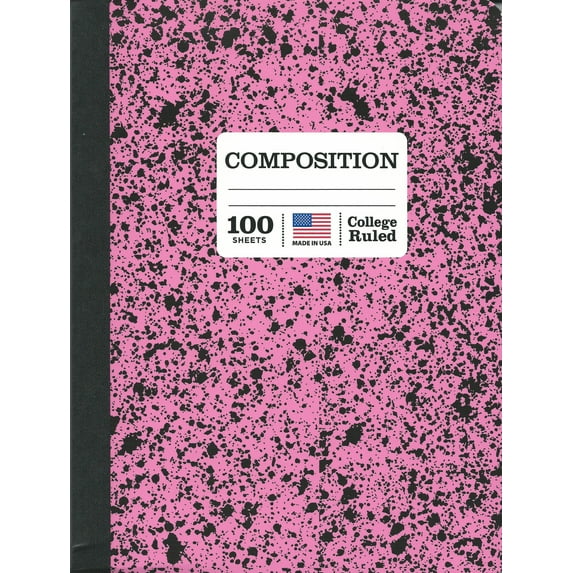 Norcom 100ct Marble Composition Book, College Ruled - Walmart.com