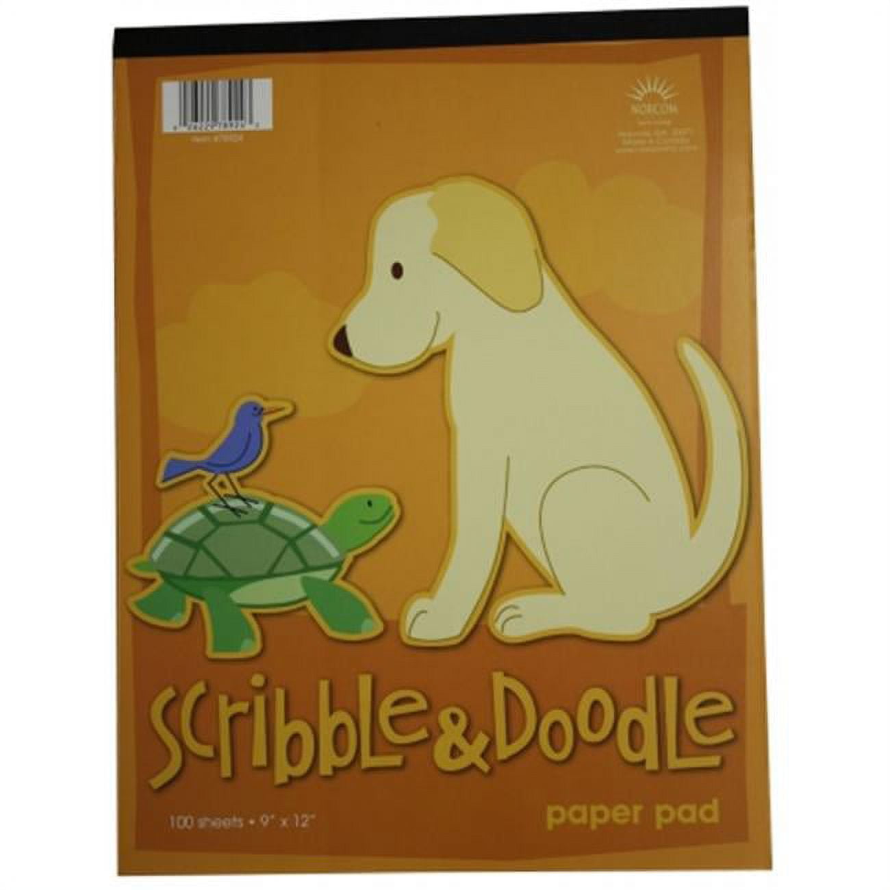 Norcom 78924-9 9" X 12" Scribble & Doodle Paper Pad - Walmart.com