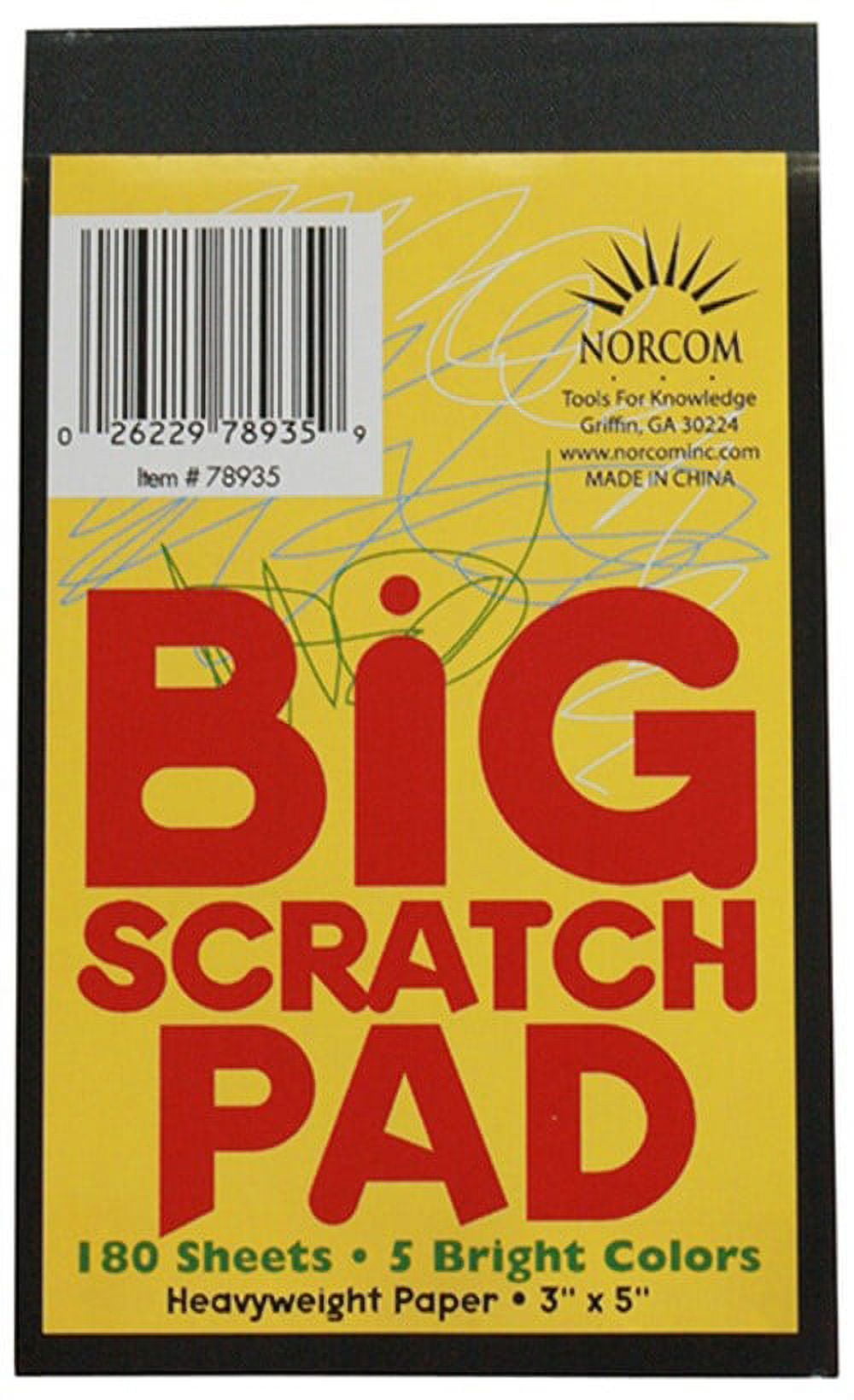 Norcom 78935-24 3 X 5 Scratch Pad - Walmart.com