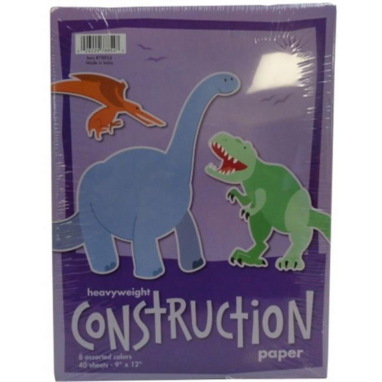 Norcom Inc 78854-12 9 in. X 12 in. Construction Paper Assorted Colors ...