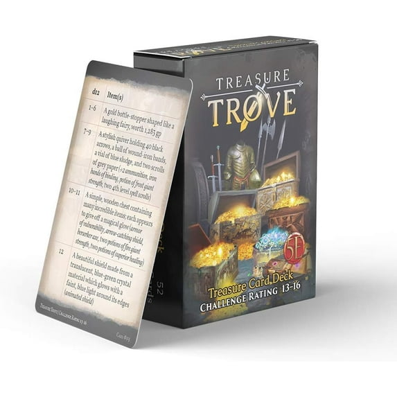 Nord Games: Game Master's Toolbox - Treasure Trove Deck - Challenge ...