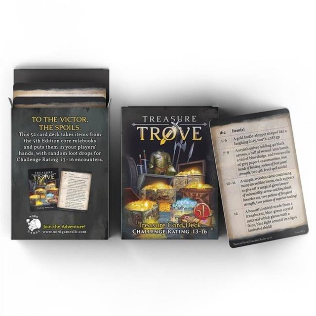 Nord Games: Game Master's Toolbox - Treasure Trove Deck - Challenge ...
