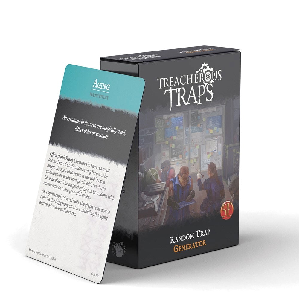 Nord Games Treacherous Traps Random Trap Generator Deck (5E) 1023 - Walmart.com