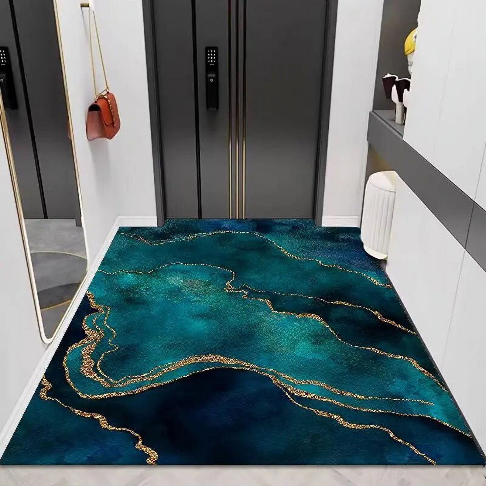 Nordic Abstract Entrance Door Mats Living Room Luxury Bay Window ...