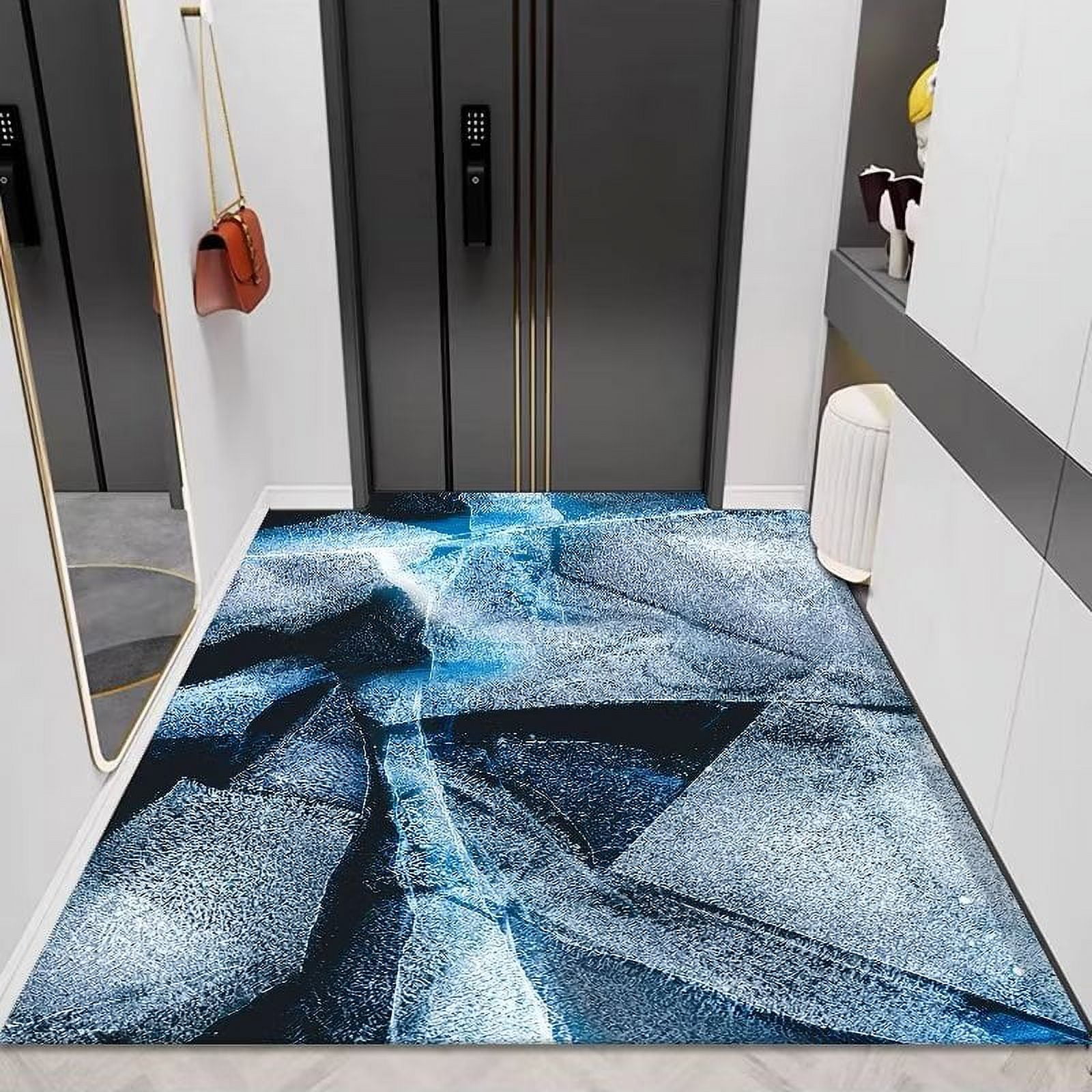 Nordic Abstract Entrance Door Mats Living Room Luxury Bay Window ...