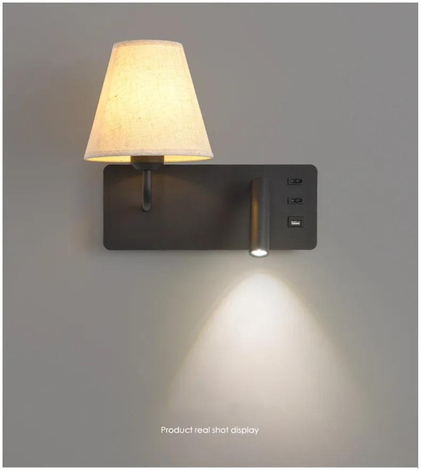Nordic Bedroom Background Wall Sconce Study Room Spotlight With Switch ...