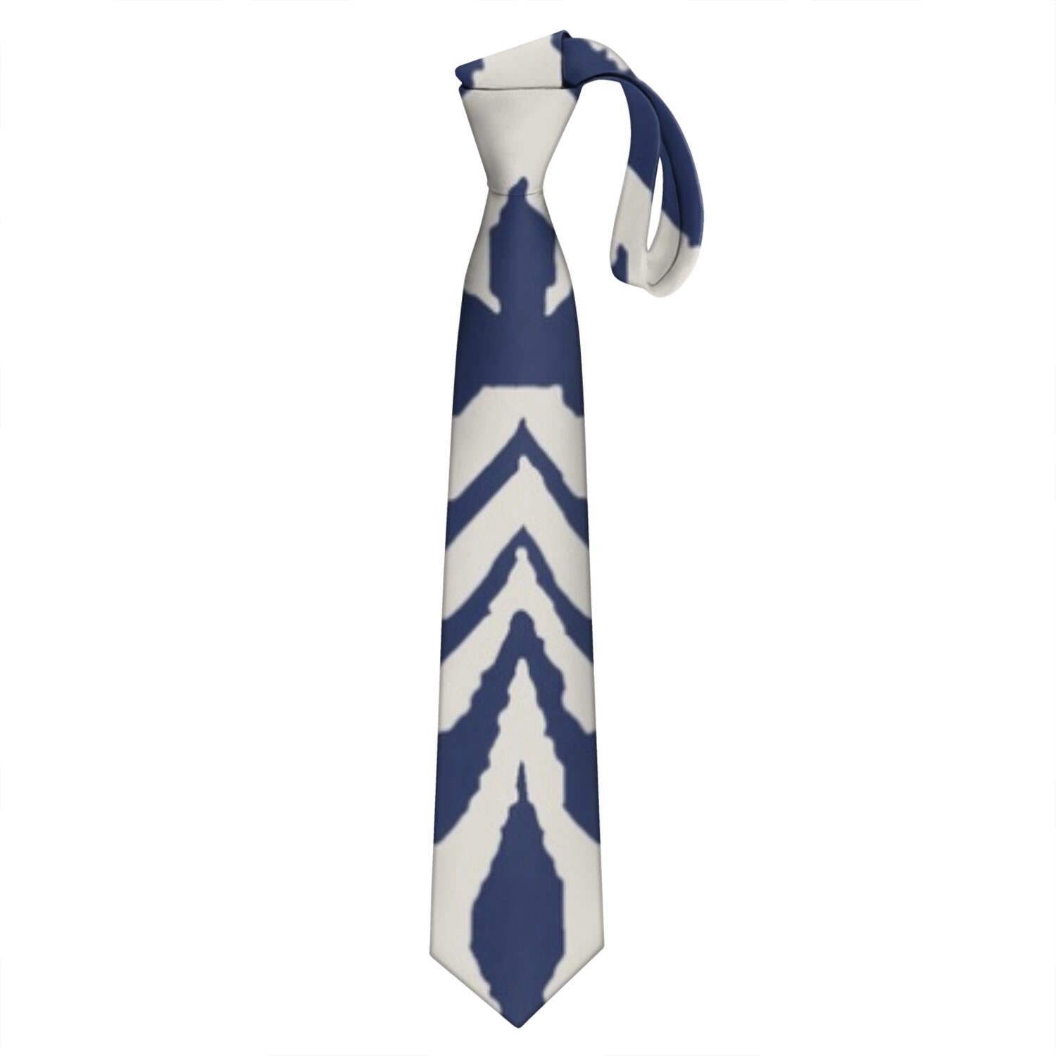 Nordic Boho Chic Tie - Artistic Satin Necktie for Groomsmen & Formal ...