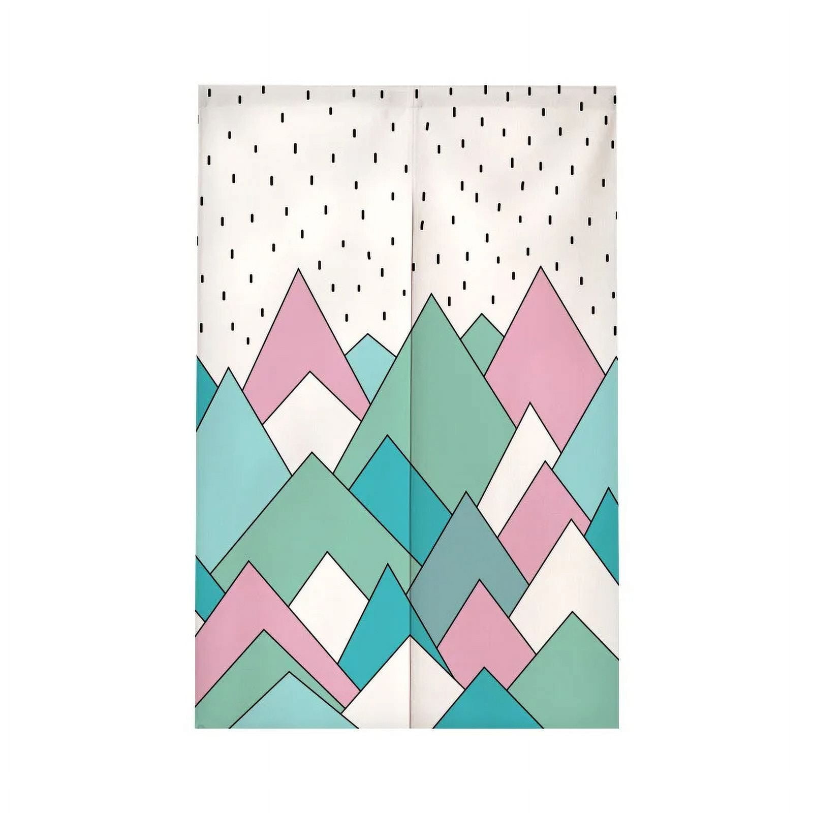 Nordic Cartoon Comic Door Curtain Privacy Partition Doorway Curtains ...