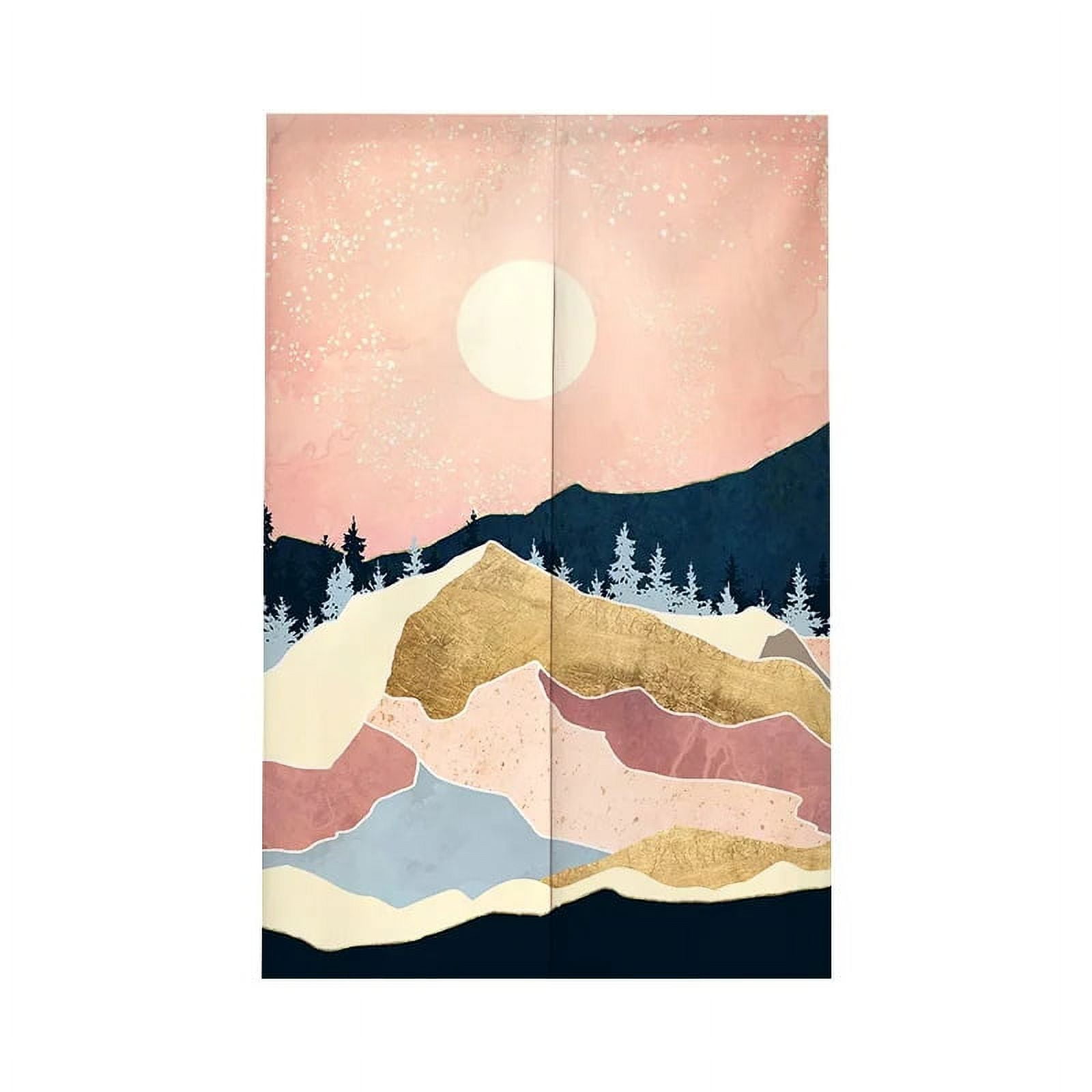 Nordic Cartoon Comic Door Curtain Privacy Partition Doorway Curtains ...