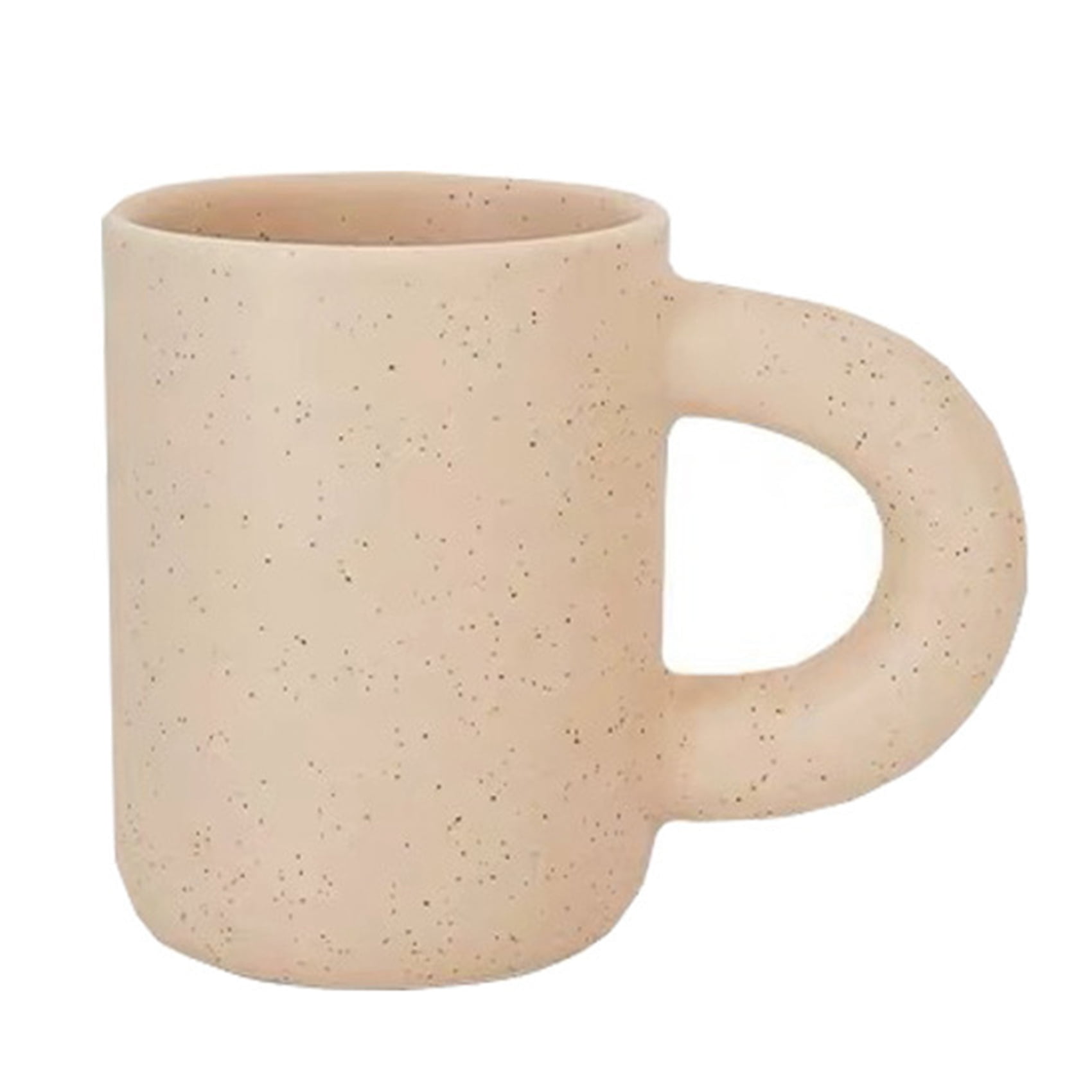 Nordic Ceramic Mug Big Handle Coffee Hand Pinch Hand-Glazed Water Tea ...