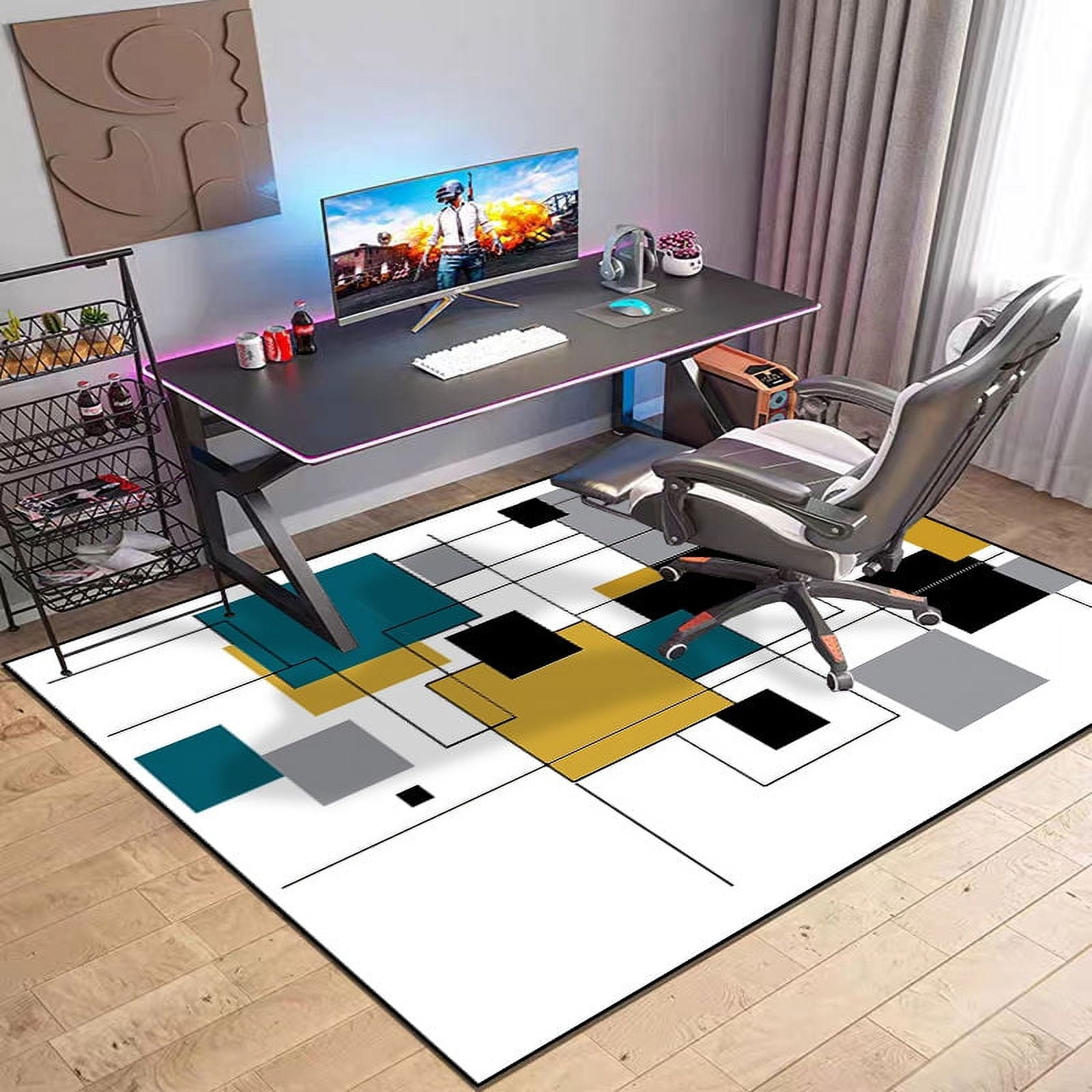 Nordic Chair Mat for Study Room Modern Carpet Living Room Home Luxury ...