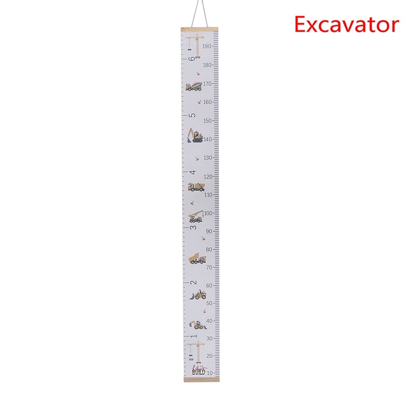 Nordic Children Height Ruler Canvas Hanging Growth Chart Kids Room Wall ...