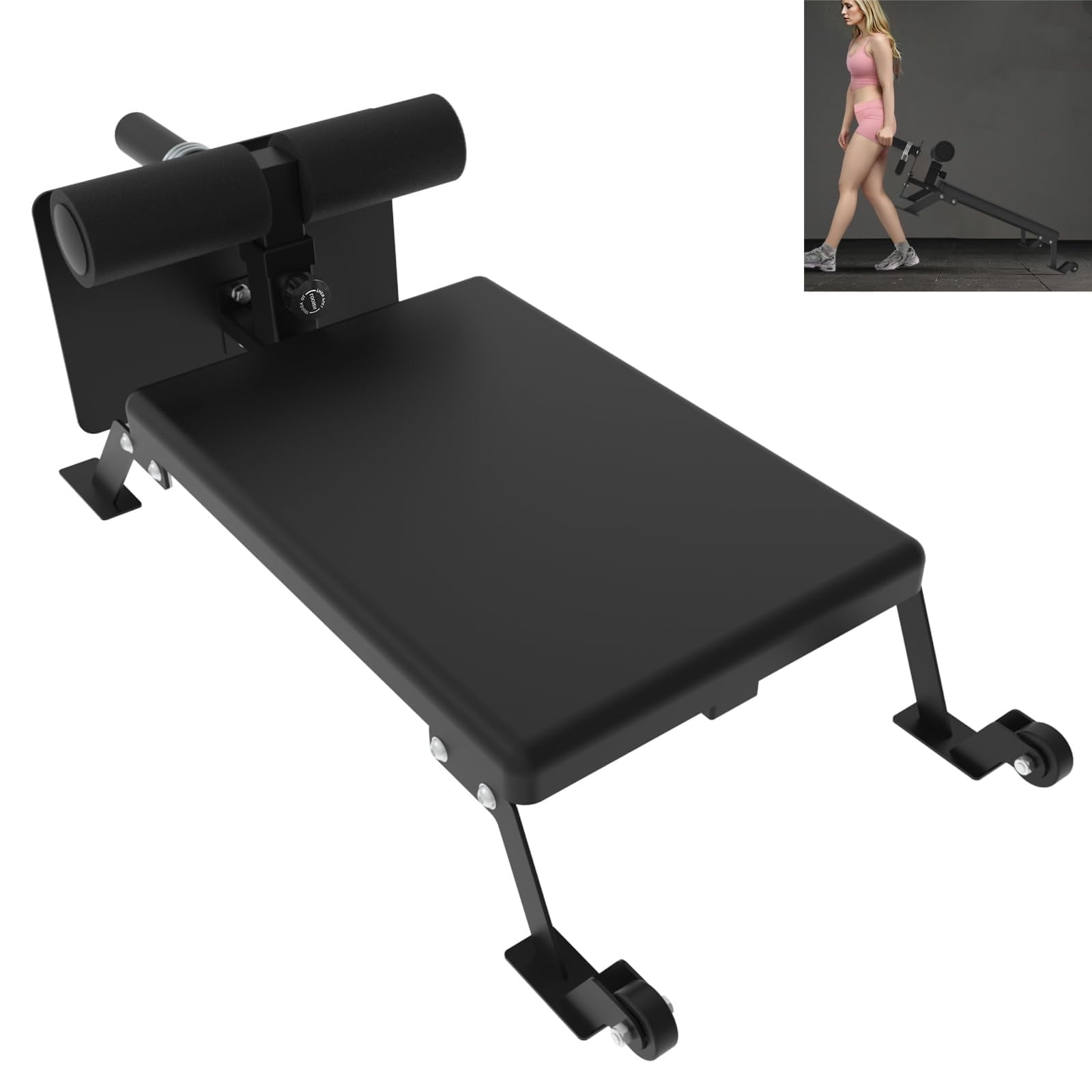 Nordic Curl Machine,Heavy Duty Nord Stick Exercise Set,Adjustable ...