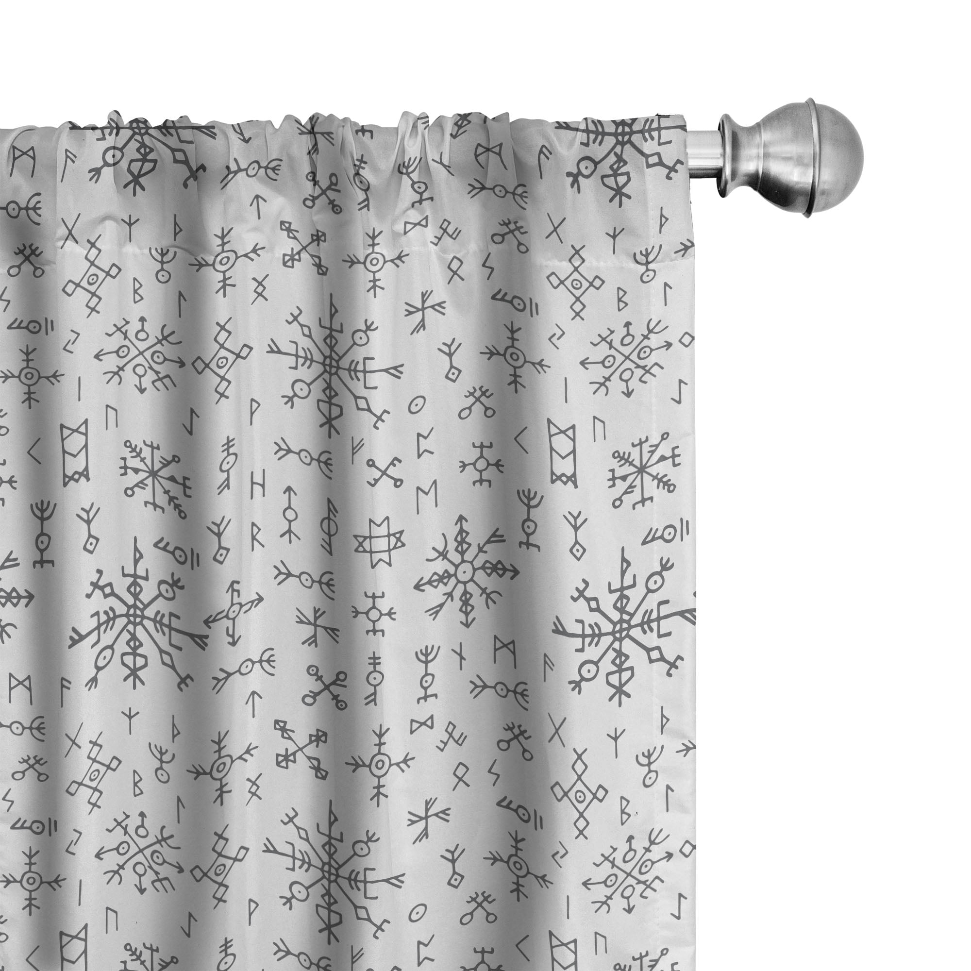 Nordic Curtains, Viking Runes and Talismans Scandinavian Symbols with ...