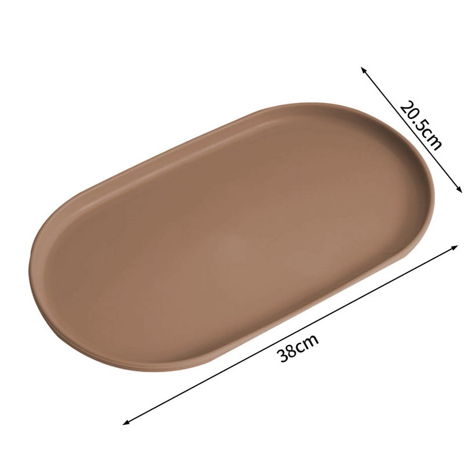 Nordic Decorative Tray Oval plastic Storage Trays Dining Table Tray Fruit Dessert Plate Jewelry ...