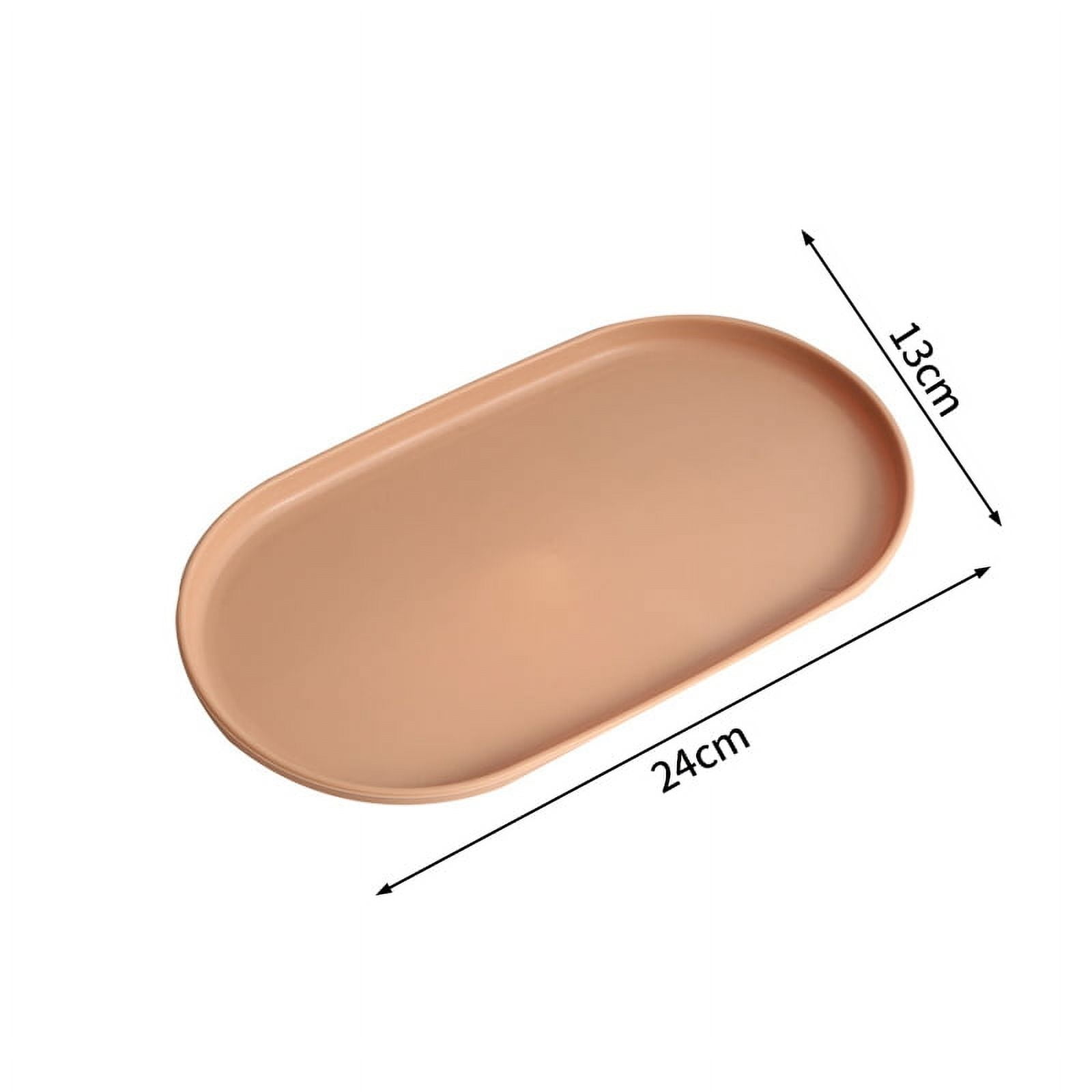 Nordic Decorative Tray Oval plastic Storage Trays Dining Table Tray ...