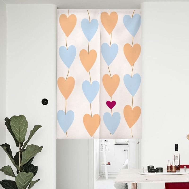 Nordic Door Curtain Bedroom Simple Fabric ration Curtains Kitchen Curtain Half Noren Home ...