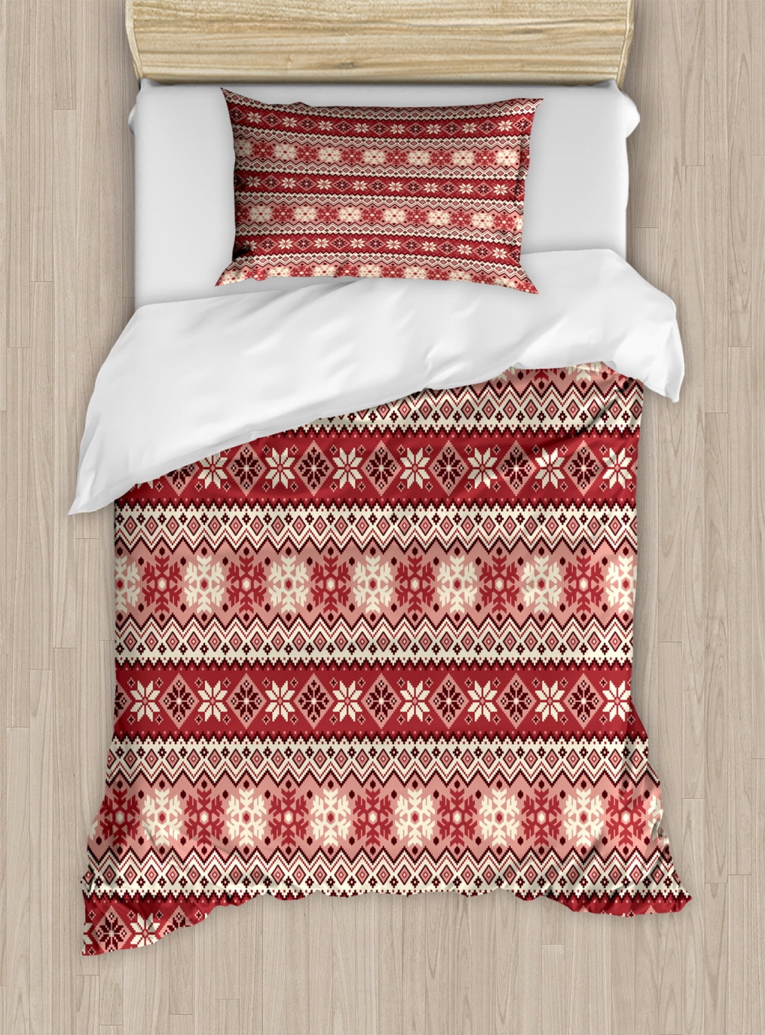 Nordic Duvet Cover Set Twin Size, Ancestral Classic Scandinavian ...