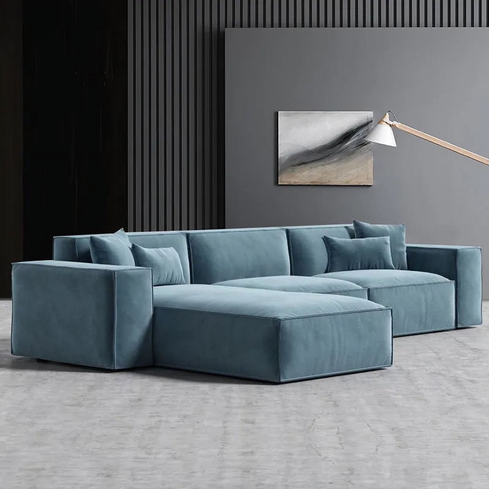 Nordic Fabric Sofa furniture living room set china free shipping ...