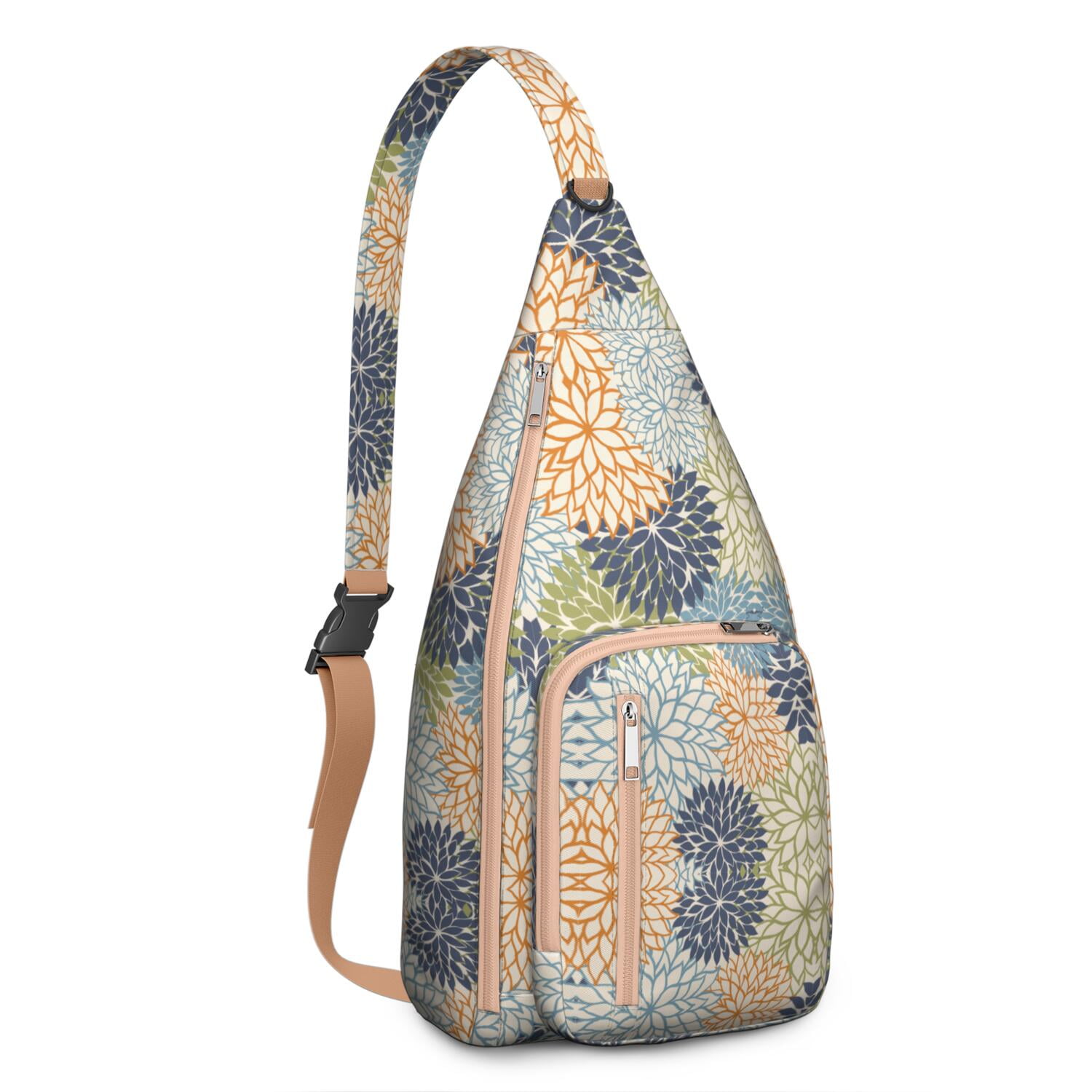 Nordic Folk Art Backpack - Minimalist Geometric Pattern Bag for Urban ...