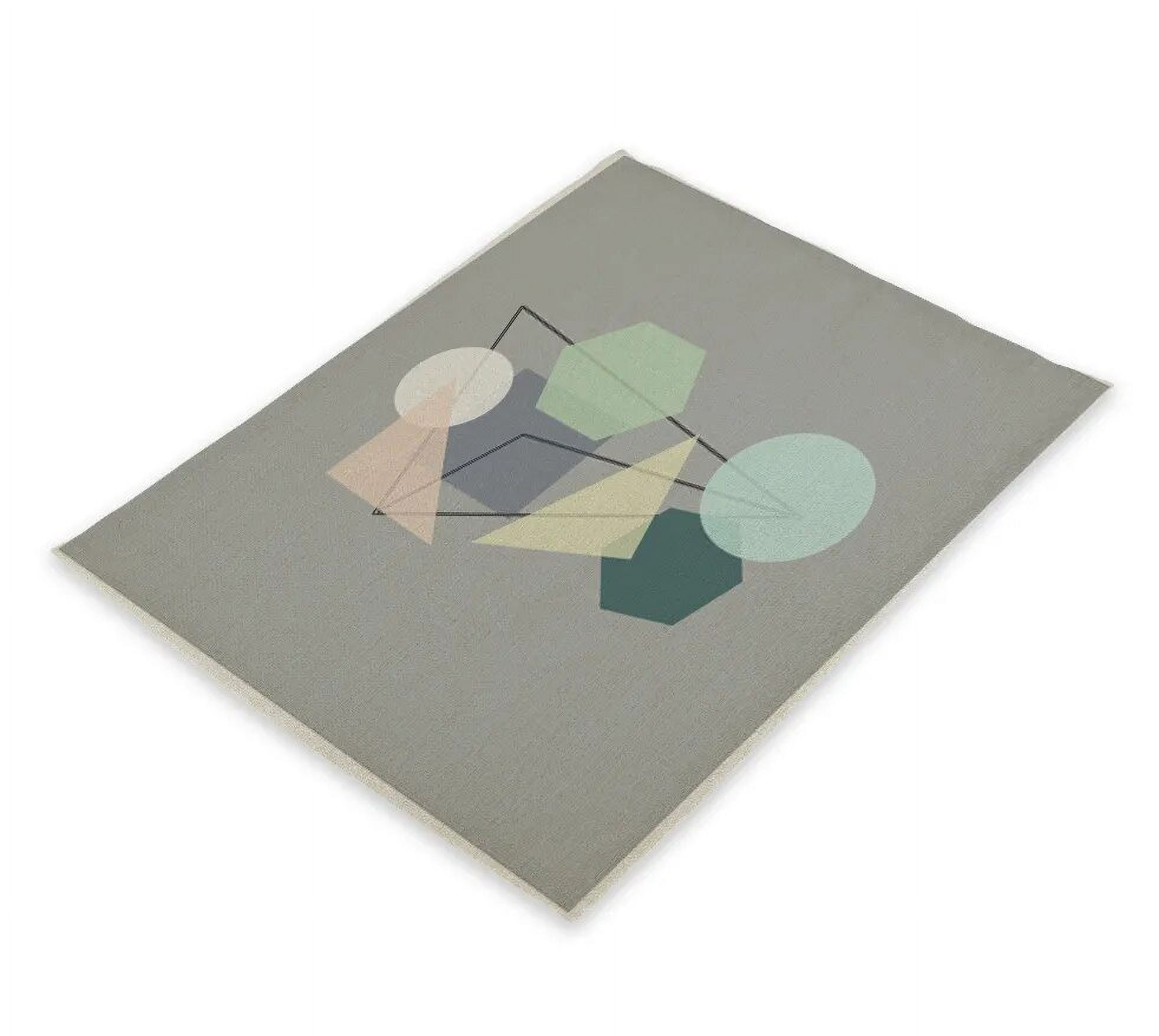 Nordic Geometric Minimalist Style Print Pattern Table Placemats ...