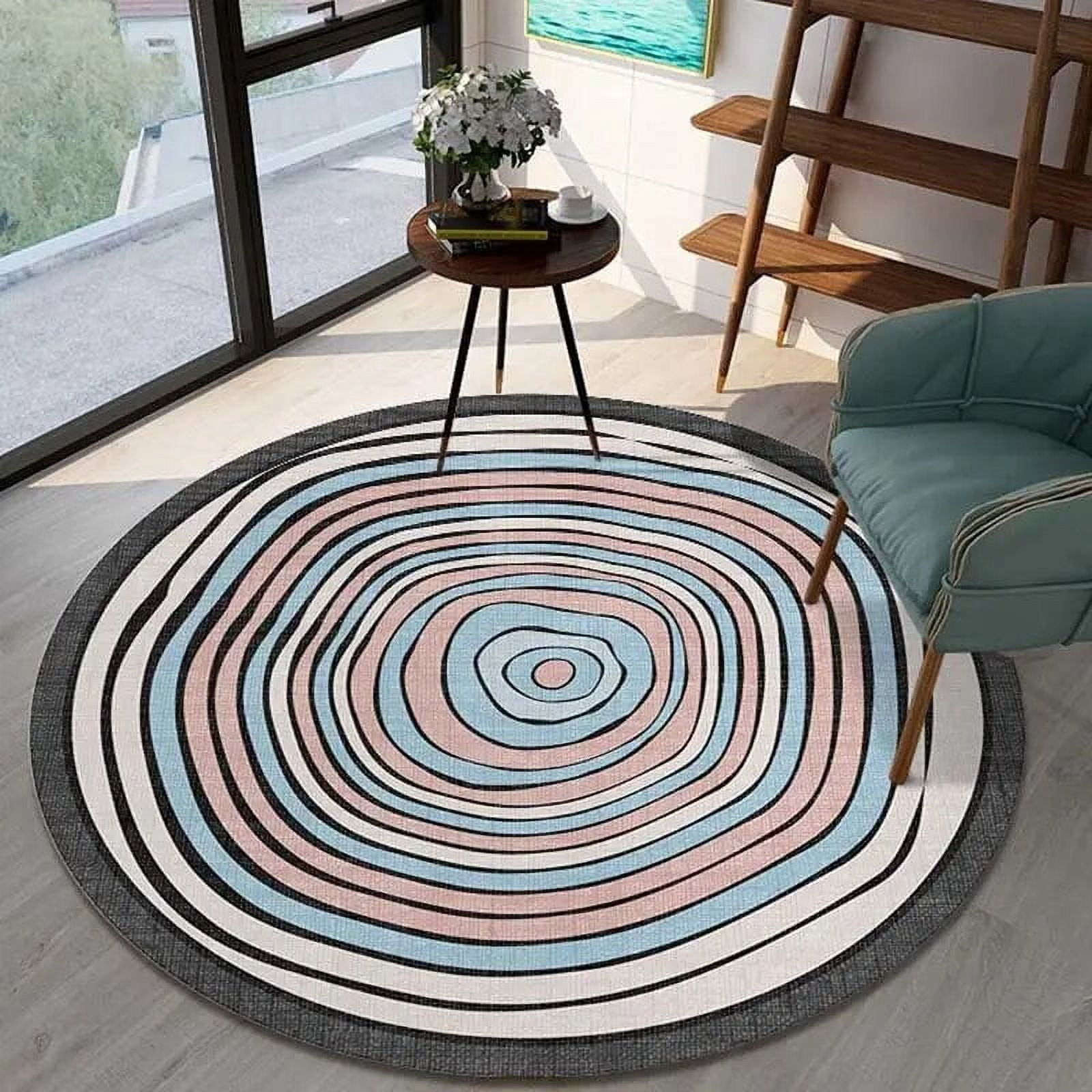 Nordic Geometric Round Carpets for Living Room ration Home r Hallway ...