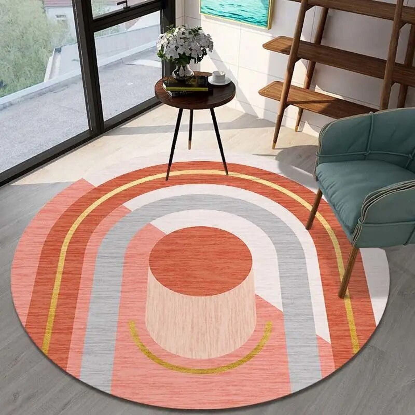 Nordic Geometric Round Carpets for Living Room ration Home r Hallway ...