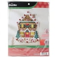 Nordic Gingerbread House Felt Applique Kit, 18" x 23" - Walmart.com