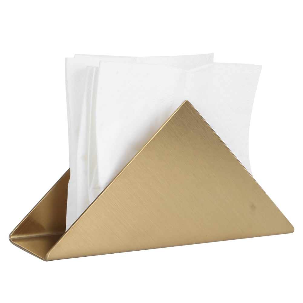 Nordic Gold Stainless Steel Desktop Table Tissue Dispenser, Stainless ...