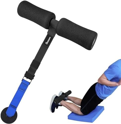 Nordic Hamstring Curl Strap, Upgraded Stability Nordic Curl Strap with ...