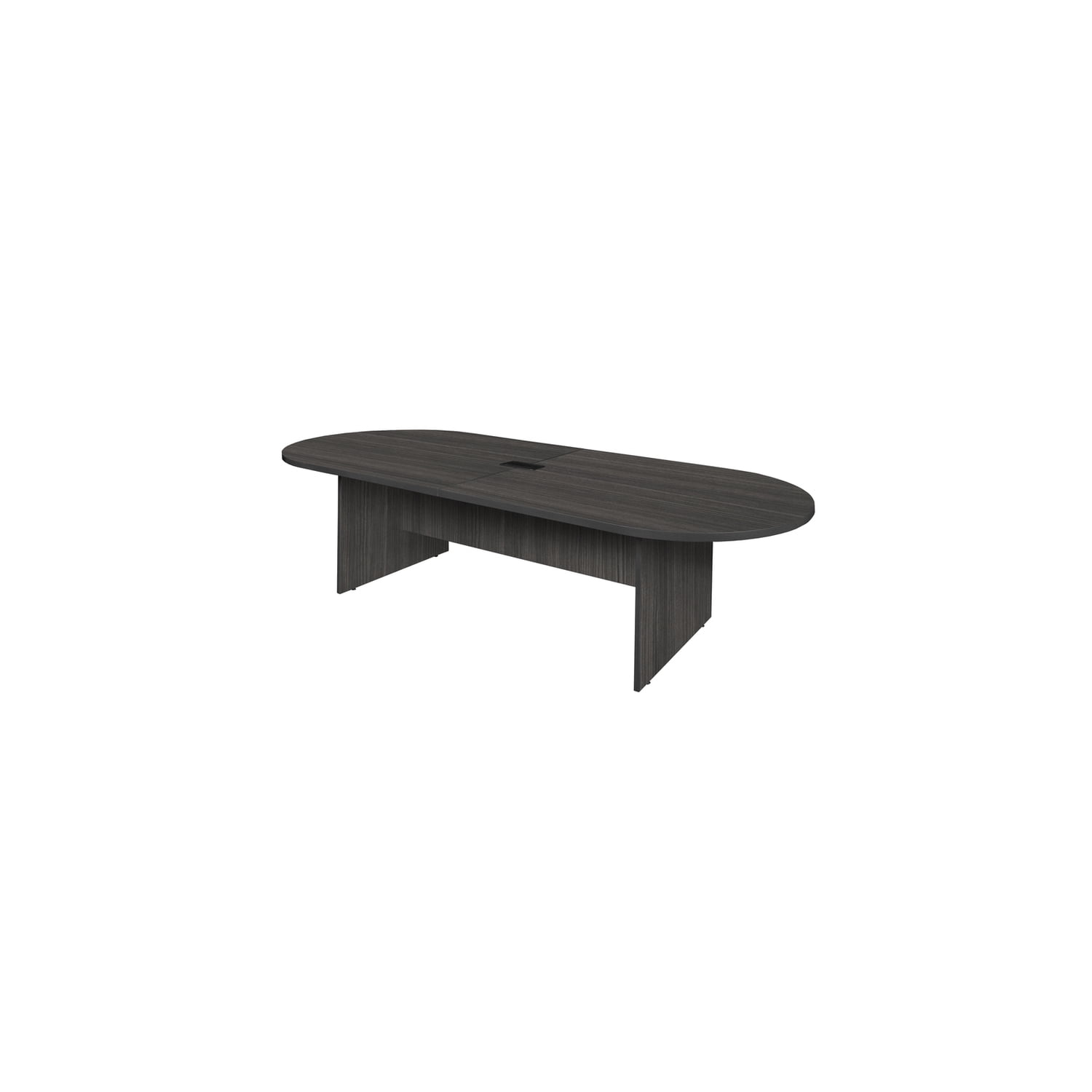 Nordic Haven 10 Ft Racetrack Ash Grey Conference Table 120" x 47" x 29 ...