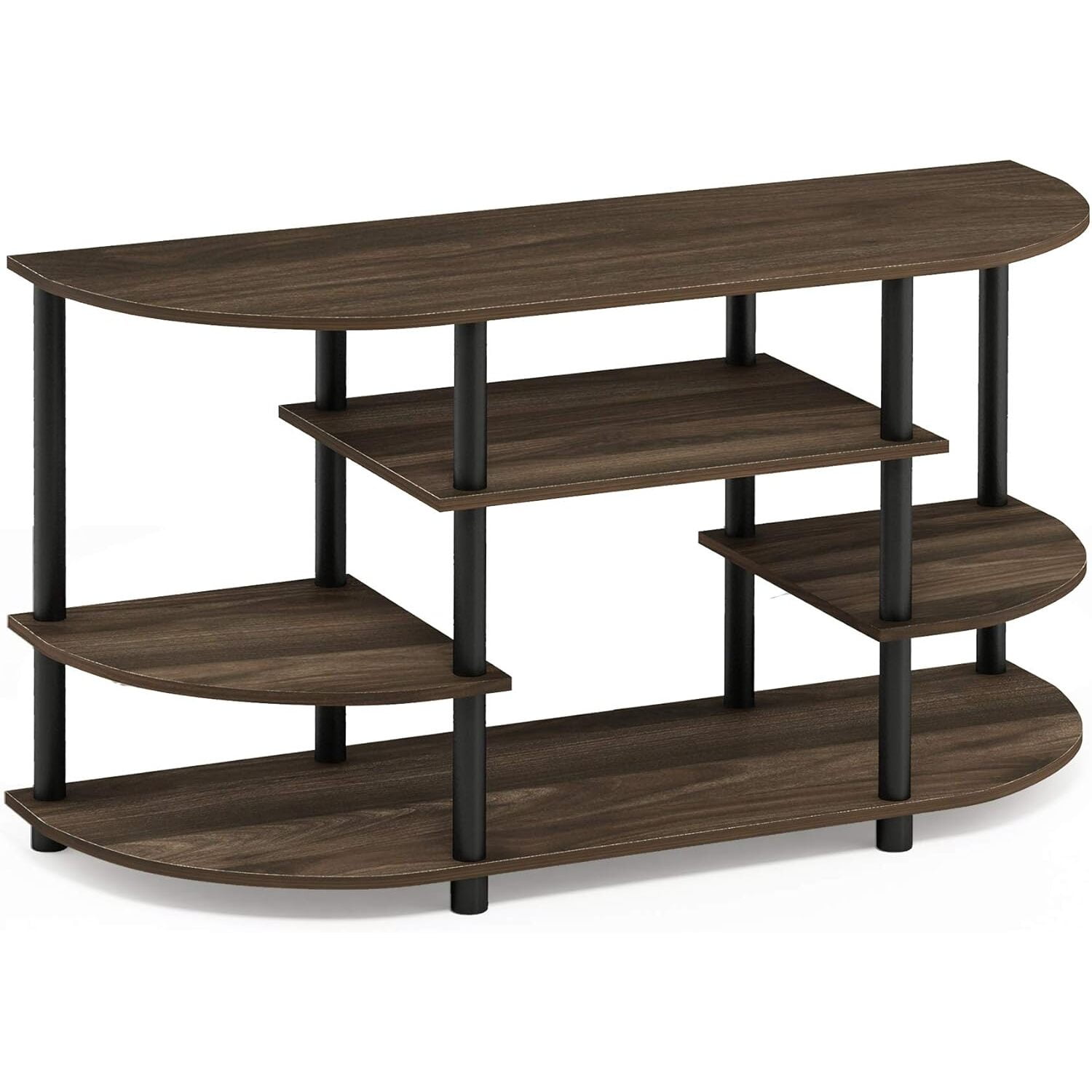 Nordic Haven Corner TV Stand 15.55D x 42.04W x 22.75H Inches Simple ...